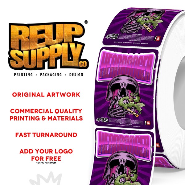 Strain Label Stickers - Etsy