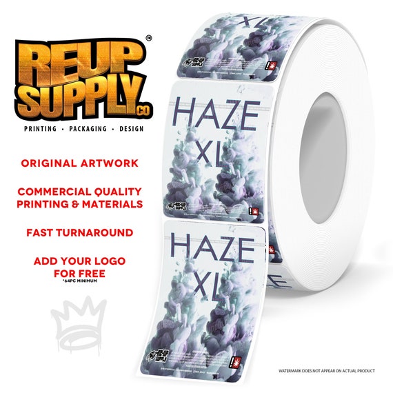 HAZE XL Cannabis Strain Artwork HD Labels by Reupsupply - Etsy