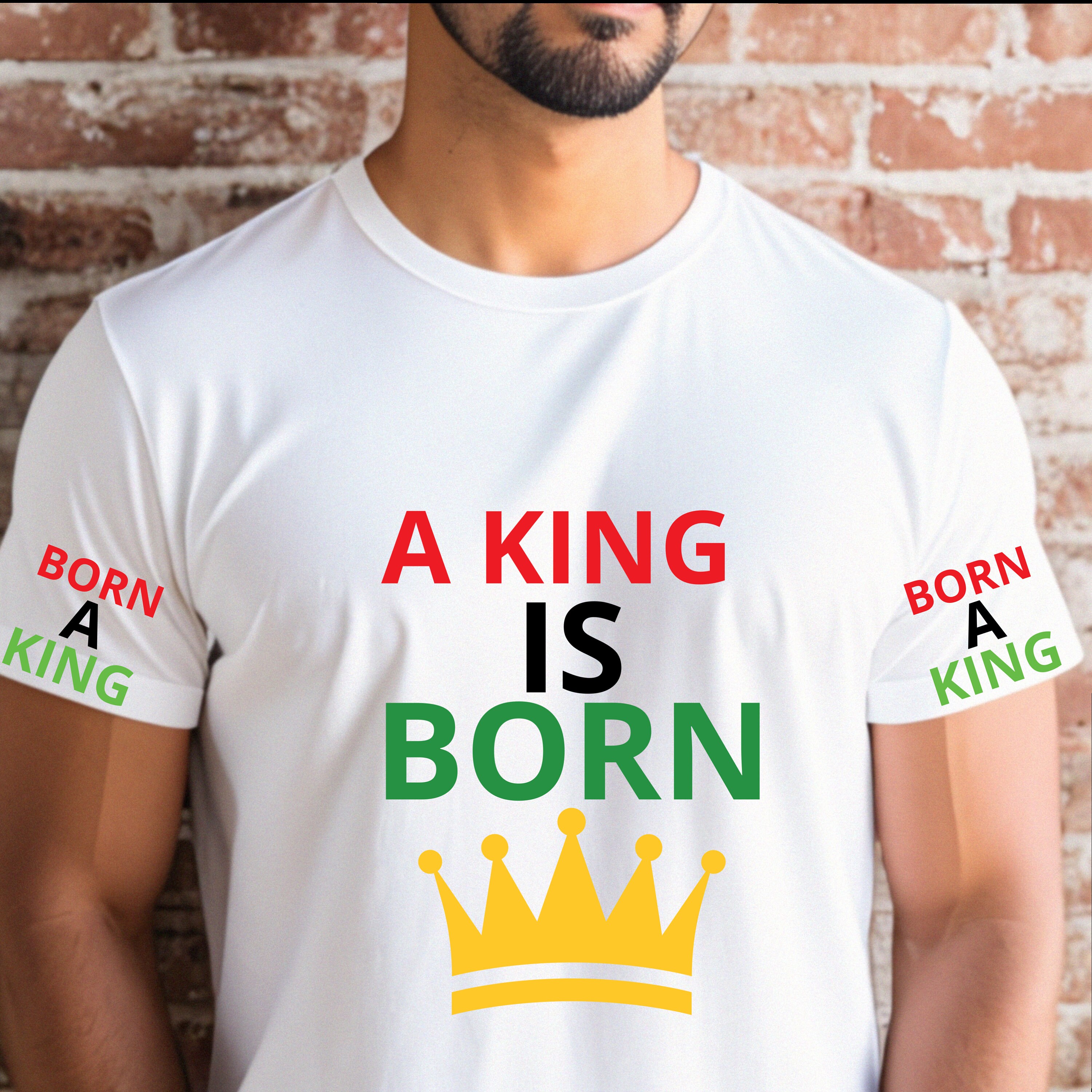 A King is Born Shirt, Birthday King Shirts for Men, King Shirt Gift, King Tshirt, King T-shirt ...