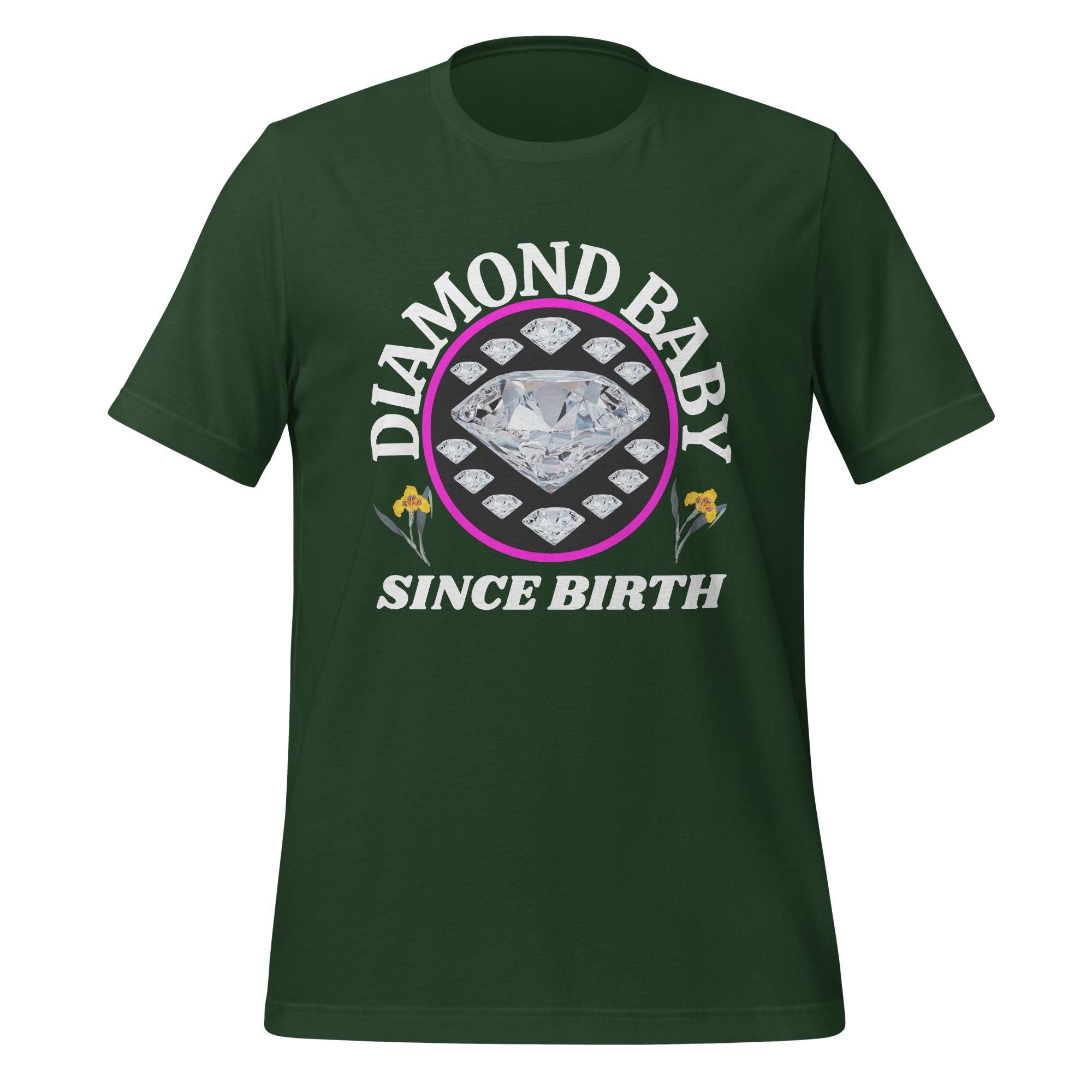 Diamond Baby Since Birth Shirt, Diamond, Shirt T-shirt Tshirt T Shirt ...