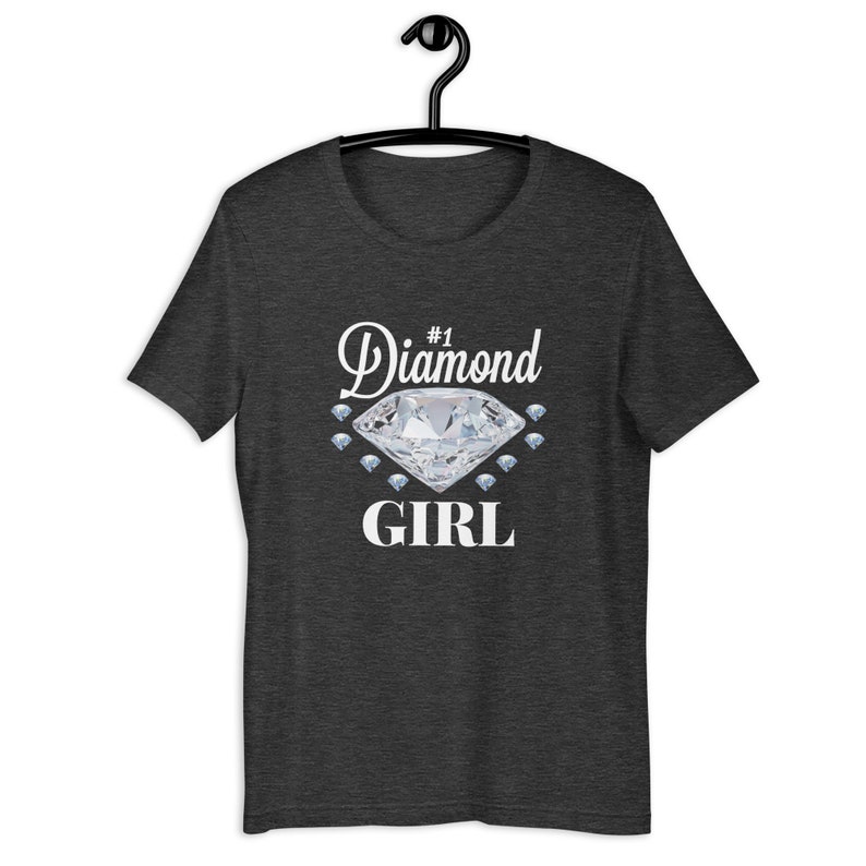 Diamond Shirt, #1 Diamond Girl T Shirt for Women, Graphic Diamond ...