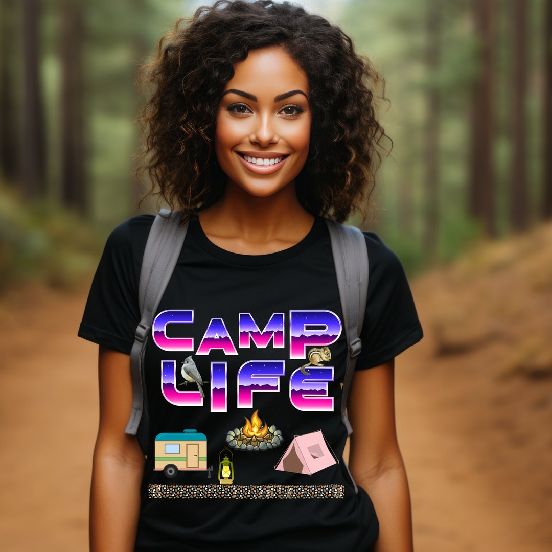 Camp Life Shirt, Camping Shirts, Mountain Tshirt, Adventure Shirt, Camp ...