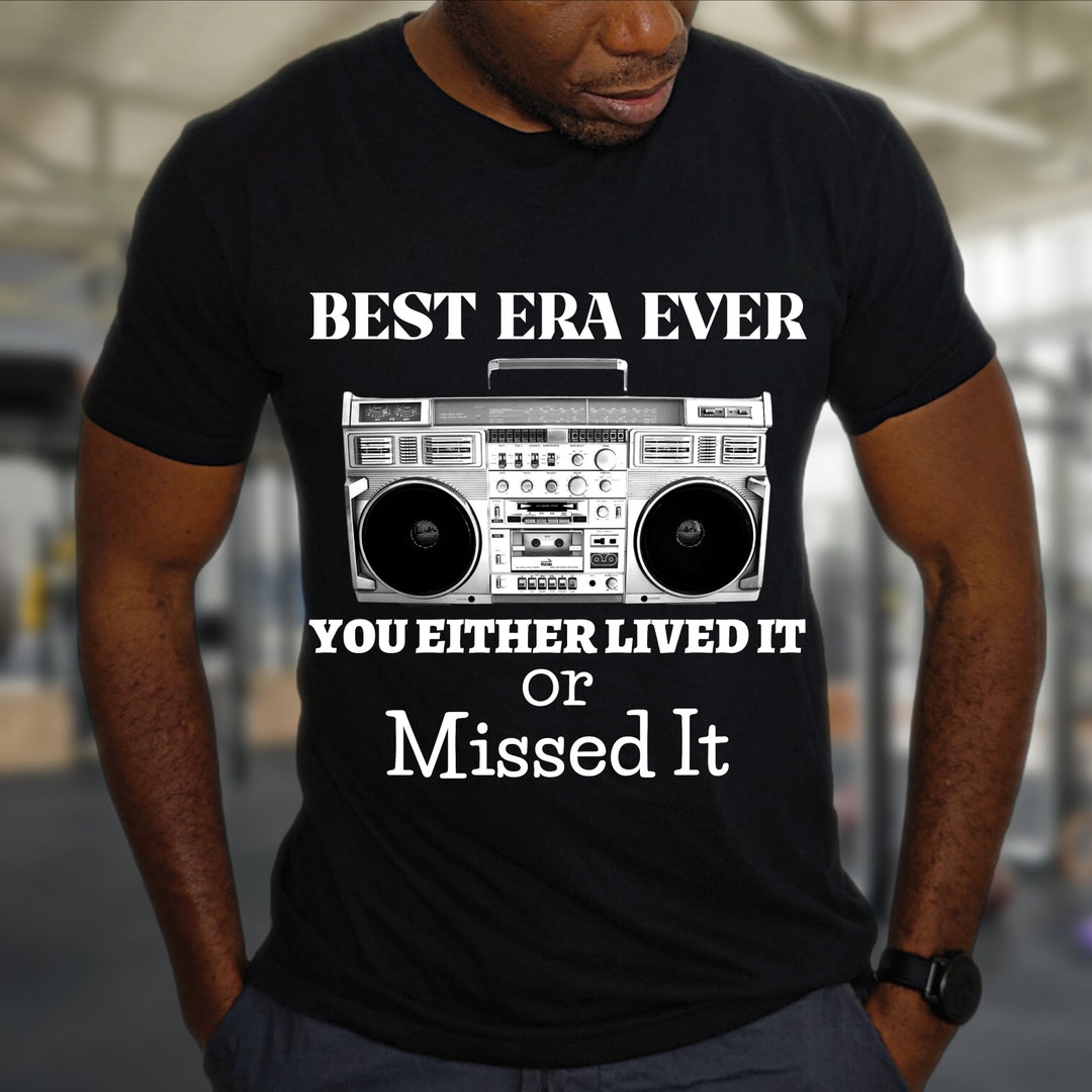 Best Era Ever Rap Hip Hop Boombox 80's Short Sleeve Unisex T-shirt ...