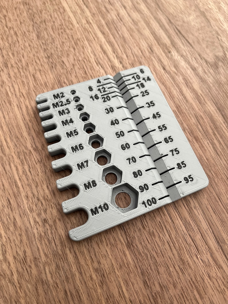 Bolt Nut Thread Sorting Gauge - Metric - Etsy