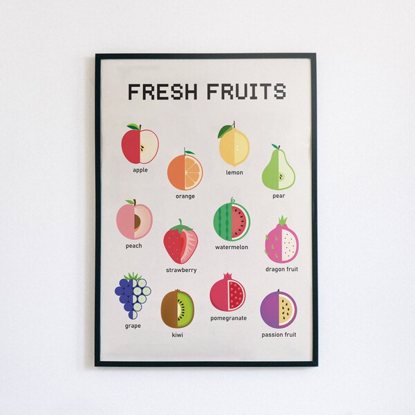 Fruit Cross Section - Etsy