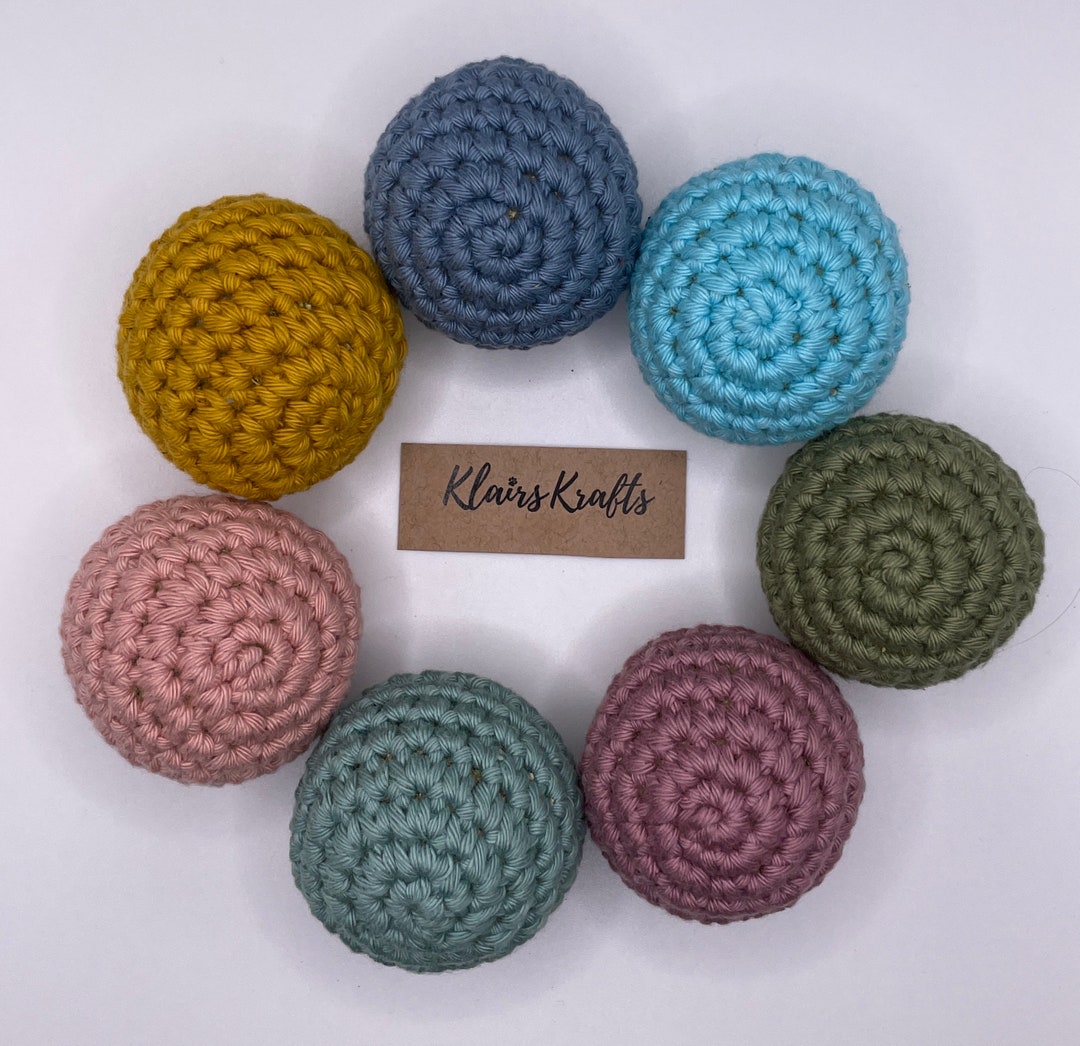 Crochet Catnip Cat Ball Toy: Handmade Cotton Cat Gift - Etsy UK
