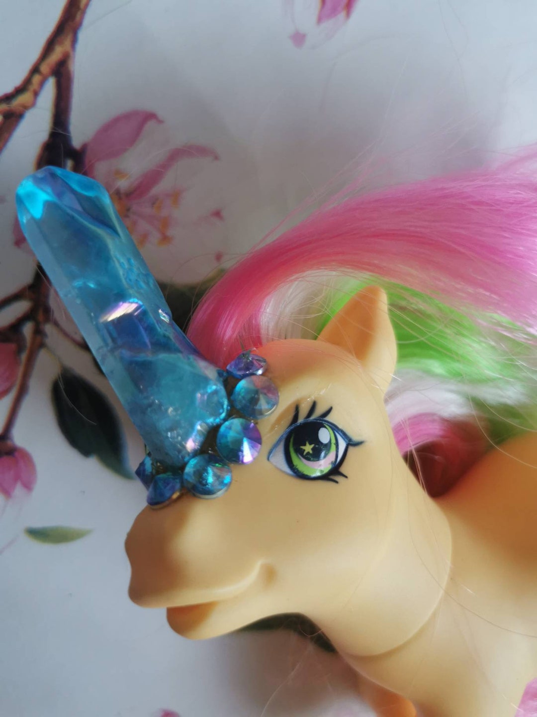 Bedazzled Aura Quartz My Little Pony Retro Toy Gift Boxed - Etsy