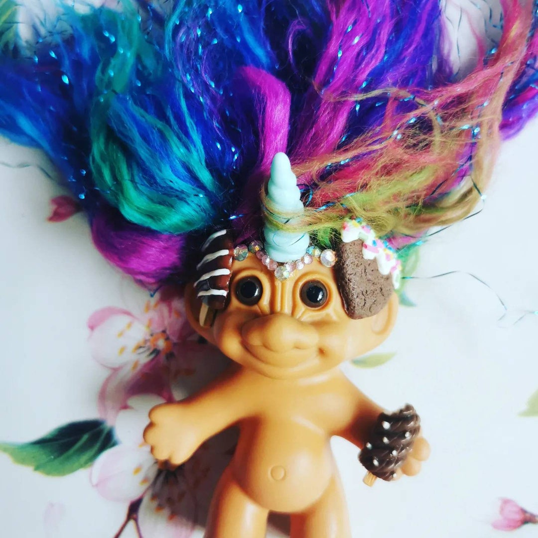 Bedazzled Unicorn Rainbow Troll Retro Toy LGBTQ Gift Boxed - Etsy