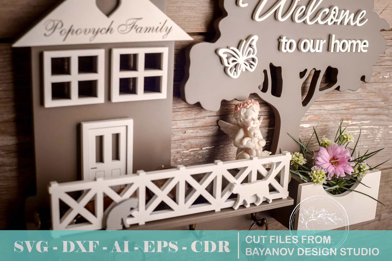 Key Holder family Tree Shelf Laser Cut Filescnc - Etsy