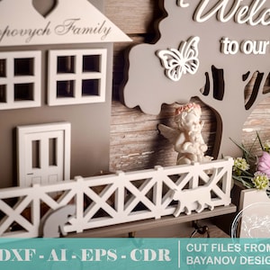 Key Holder "family Tree" Shelf Laser Cut Files,cnc Files,vector File ...