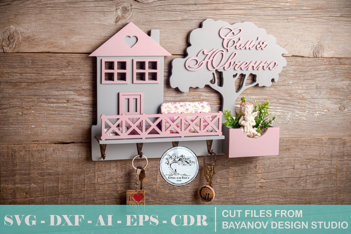 Key Holder family Tree Shelf Laser Cut Filescnc - Etsy