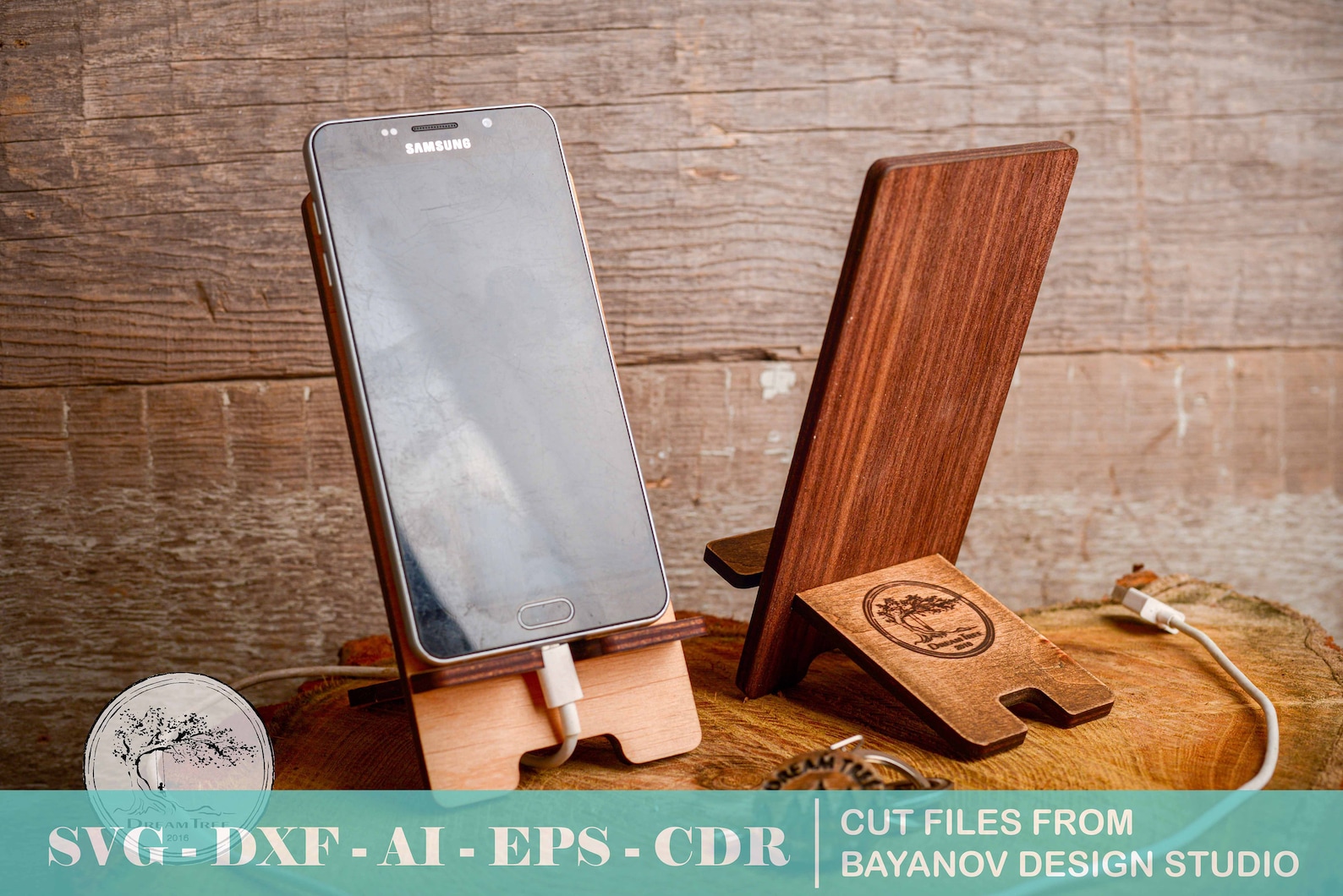 Phone Stand Sun and Moon Drawing for Laser - Etsy