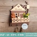 Key Holder tiny House Shelf Laser Cut Filescnc - Etsy