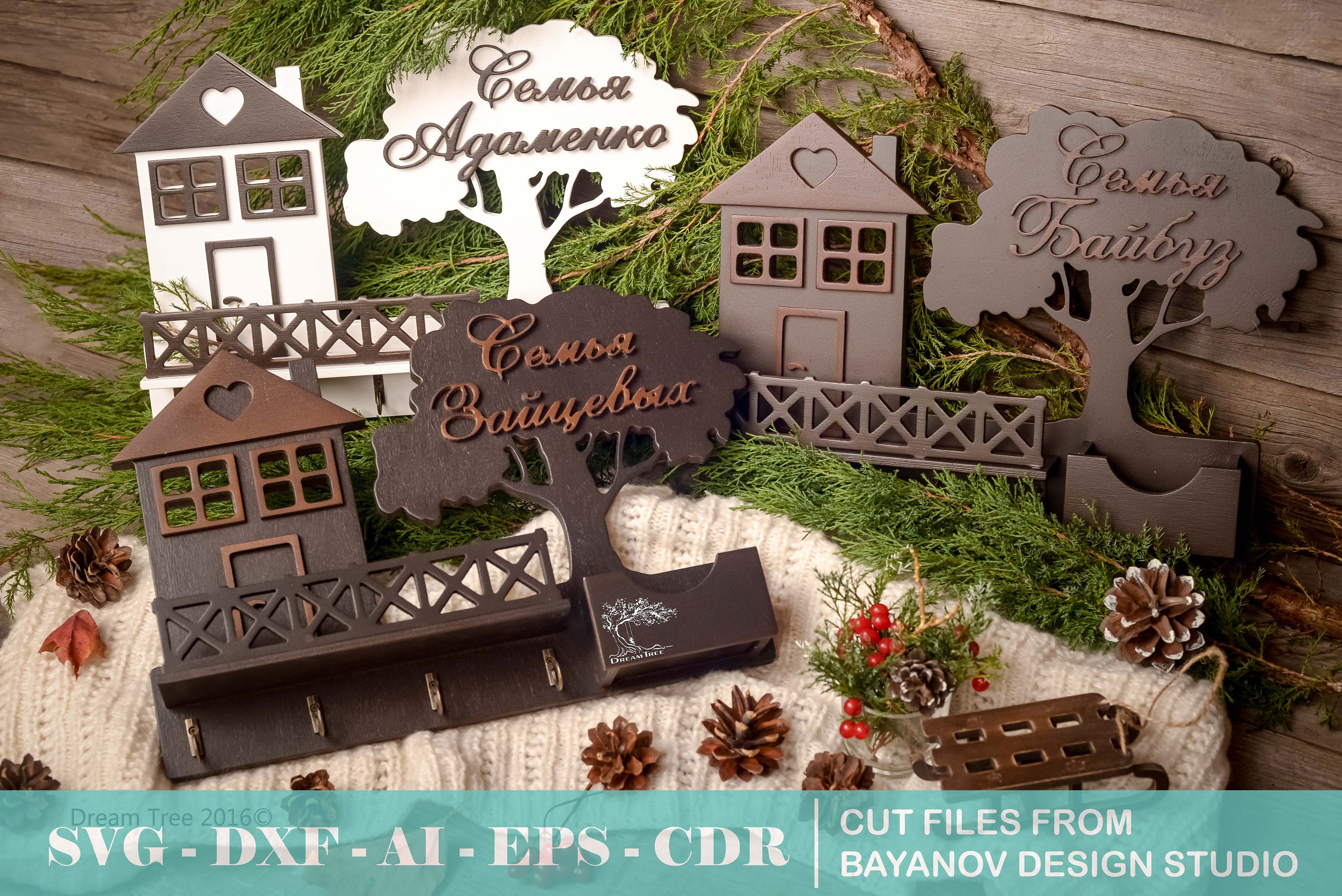 Key Holder family Tree Shelf Laser Cut Filescnc - Etsy