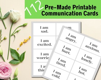 Non Verbal Communication Cards | Etsy