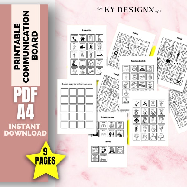 Printable Pecs - Etsy