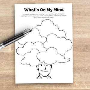 Printable Self-expression Worksheets for Children and Adults , Therapy ...