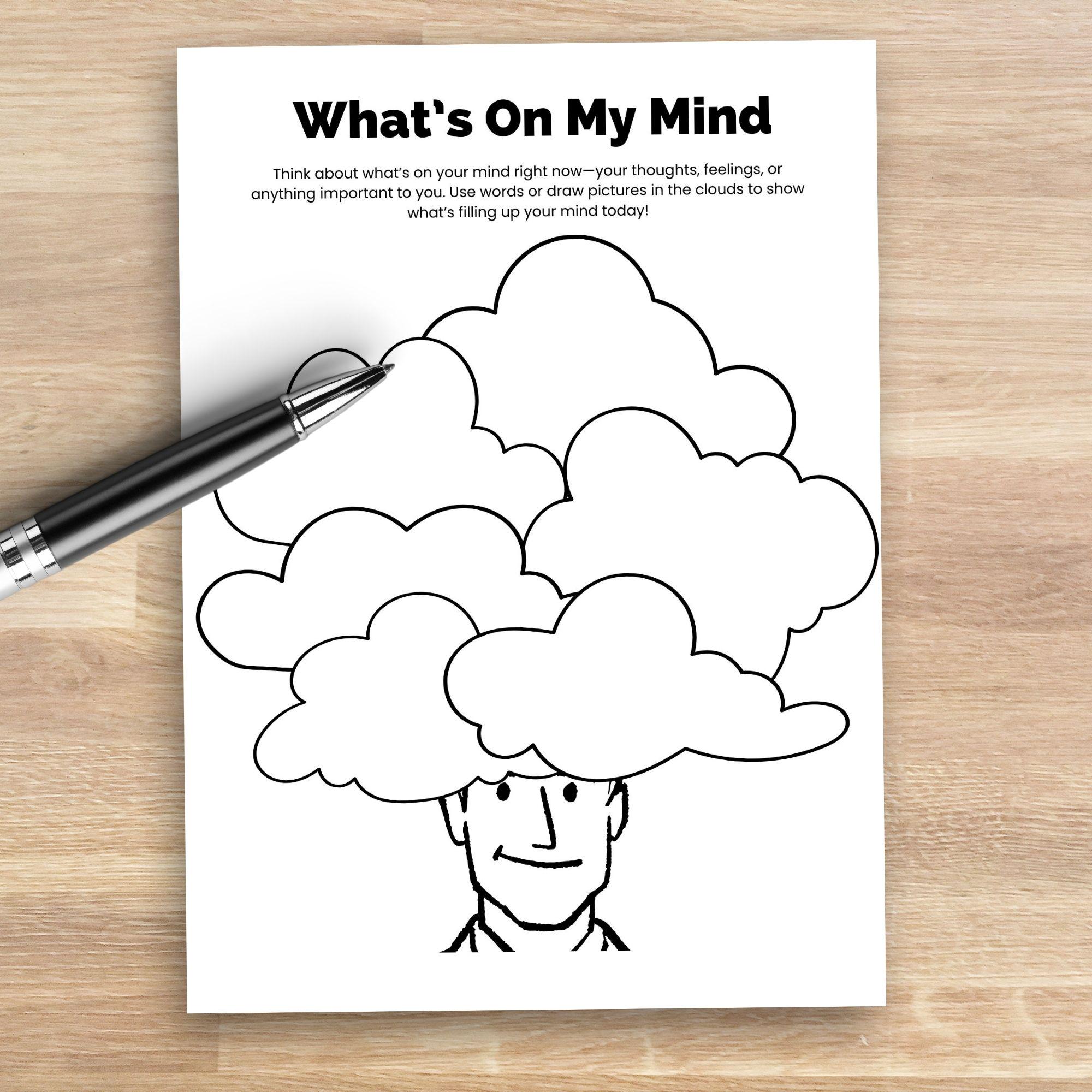 Printable Self-expression Worksheets for Children and Adults , Therapy ...