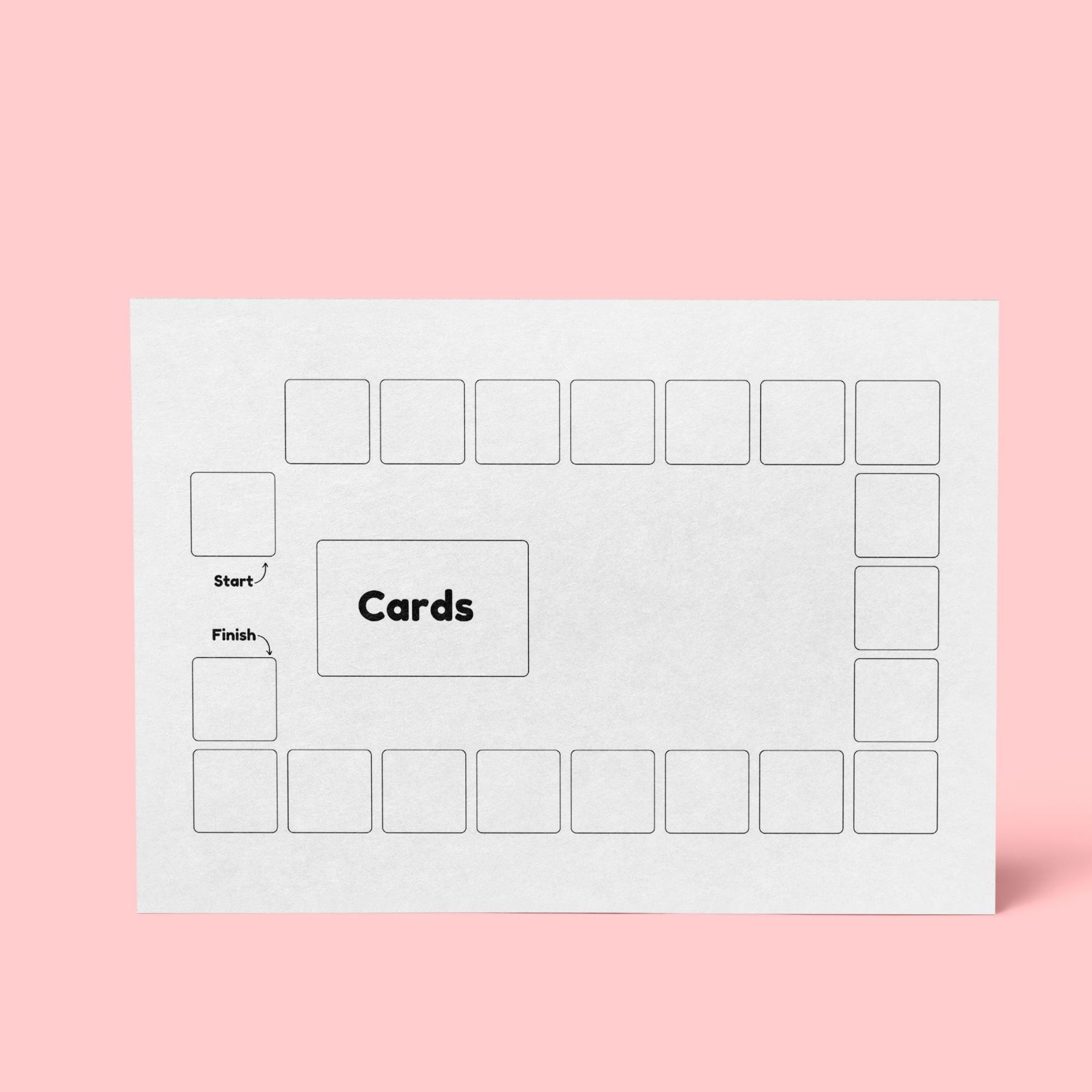 Design Your Own Board Game / Printable Blank Board Game / DIY Board ...