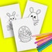 Printable Easter Coloring Book - 50 Coloring Pages, Activity Book ...