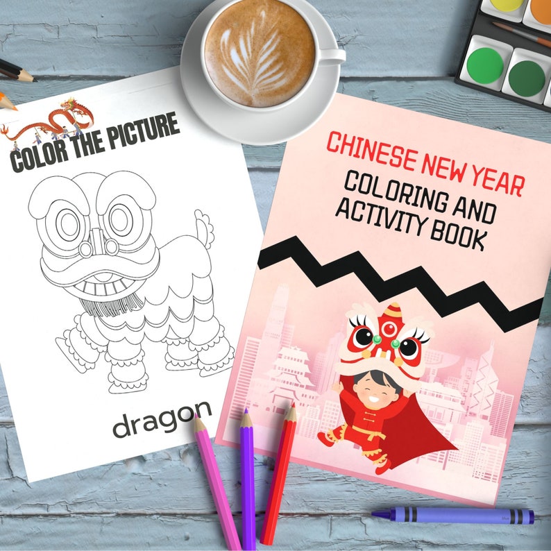 Printable Chinese New Year Workbook for Children, Hong Kong Printable ...