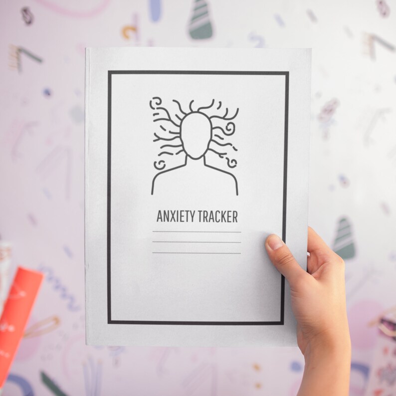 Anxiety and Mood Symptom Tracker, Anxiety Journal, Anxiety Log, Anxiety ...