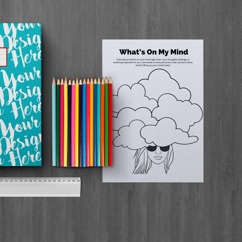 Printable Self-expression Worksheets for Children and Adults ,therapy ...