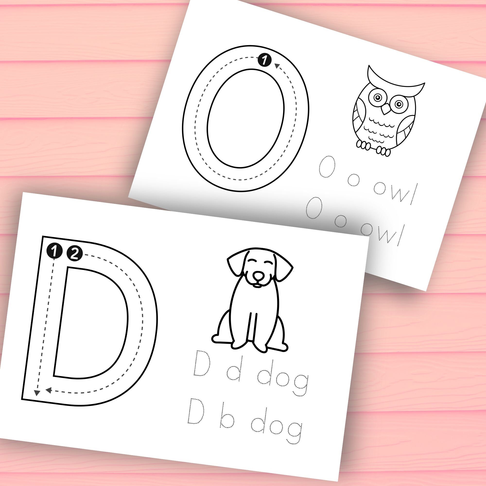 ALPHABET Tracing Worksheets, Fine Motor Development, Letter Formation ...