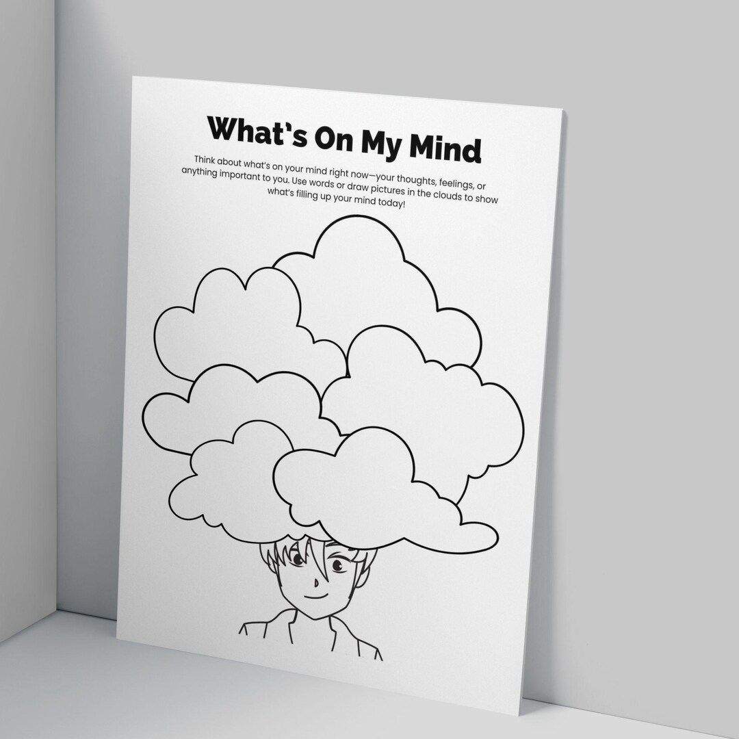 Emotional Support Worksheet, Stress Management , Anger Management ...