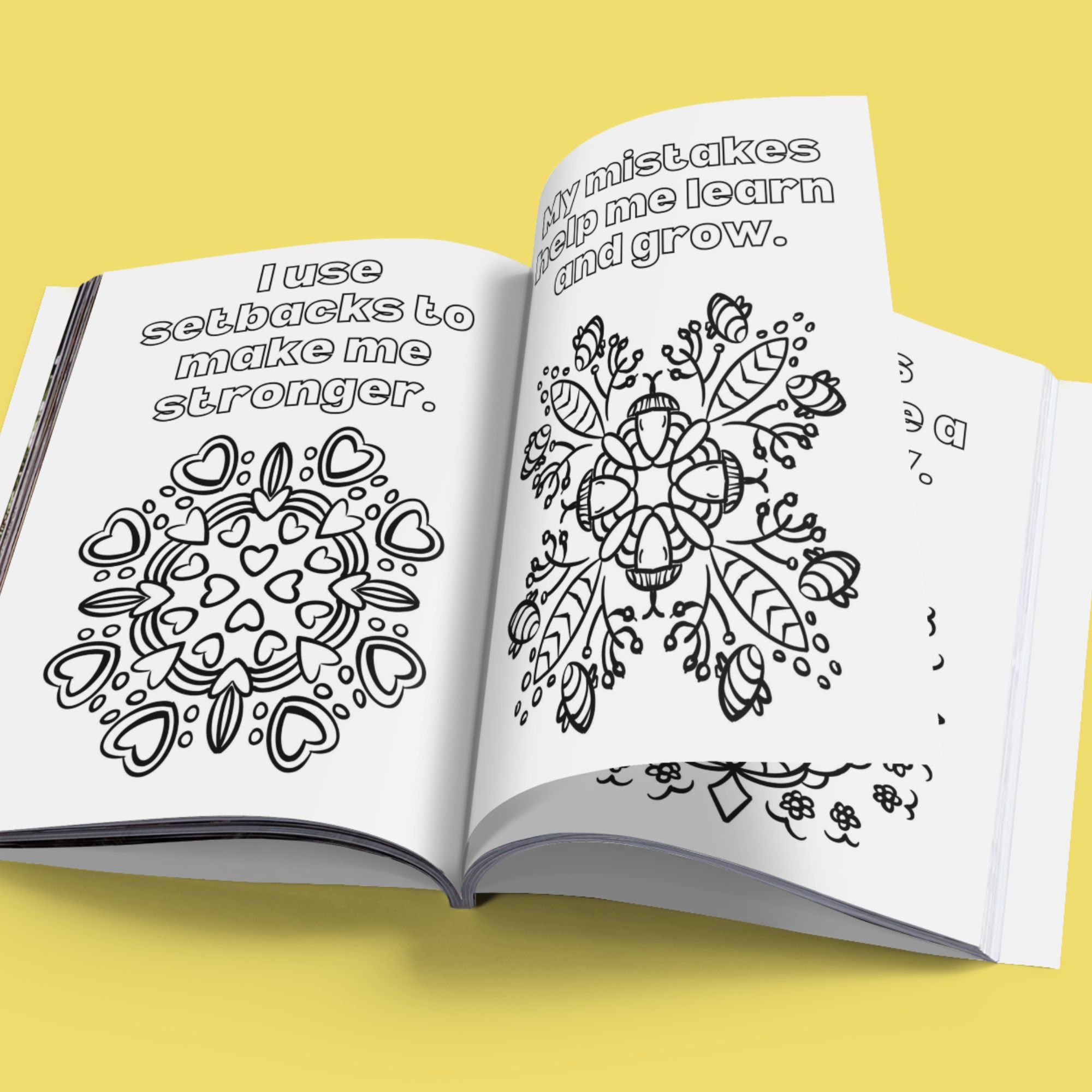 Printable AFFIRMATIONS Mindfulness Coloring , Kids Affirmations ...