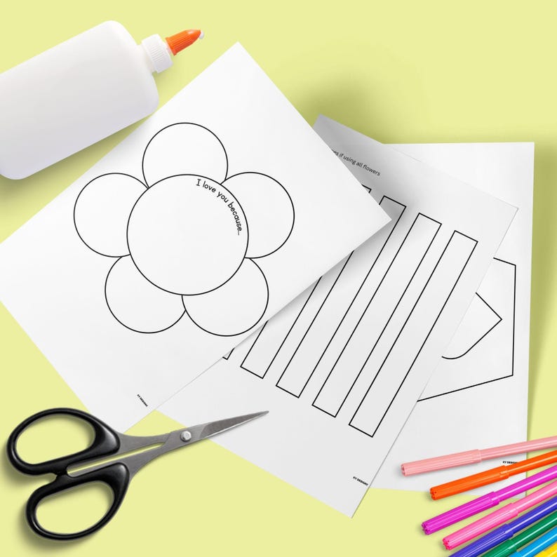 Printable Mothers Day Craft Activity - DIY Mother’s Day Gift for Kids ...