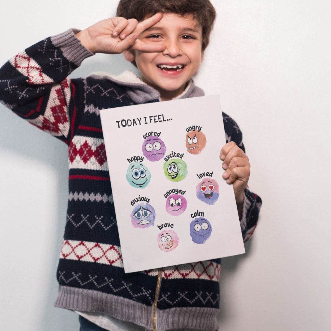 FEELINGS PRINTABLE WORKSHEET, Feelings Worksheets for Kids, Printable ...