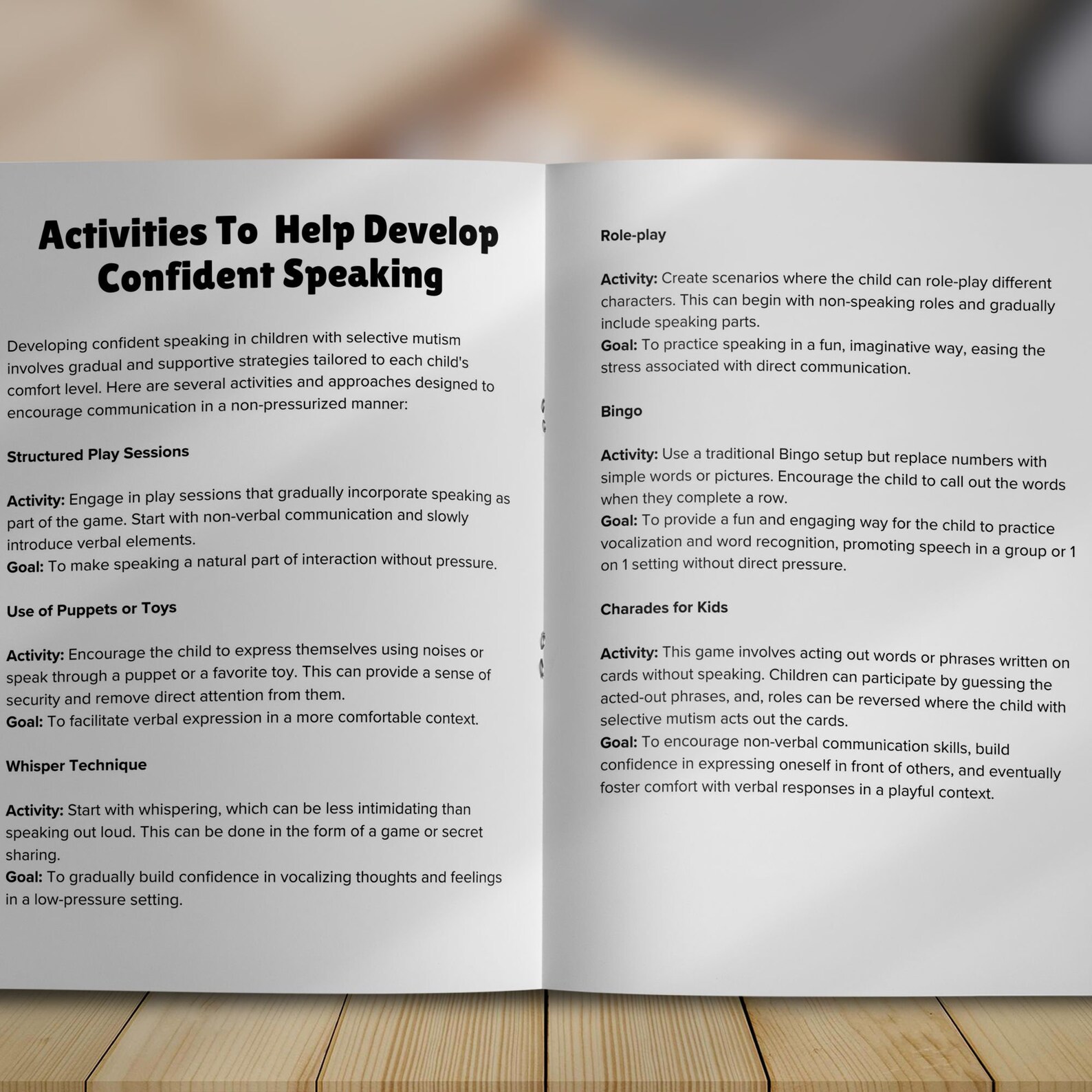 Selective Mutism Printable Toolkit for Parents & Teachers ...