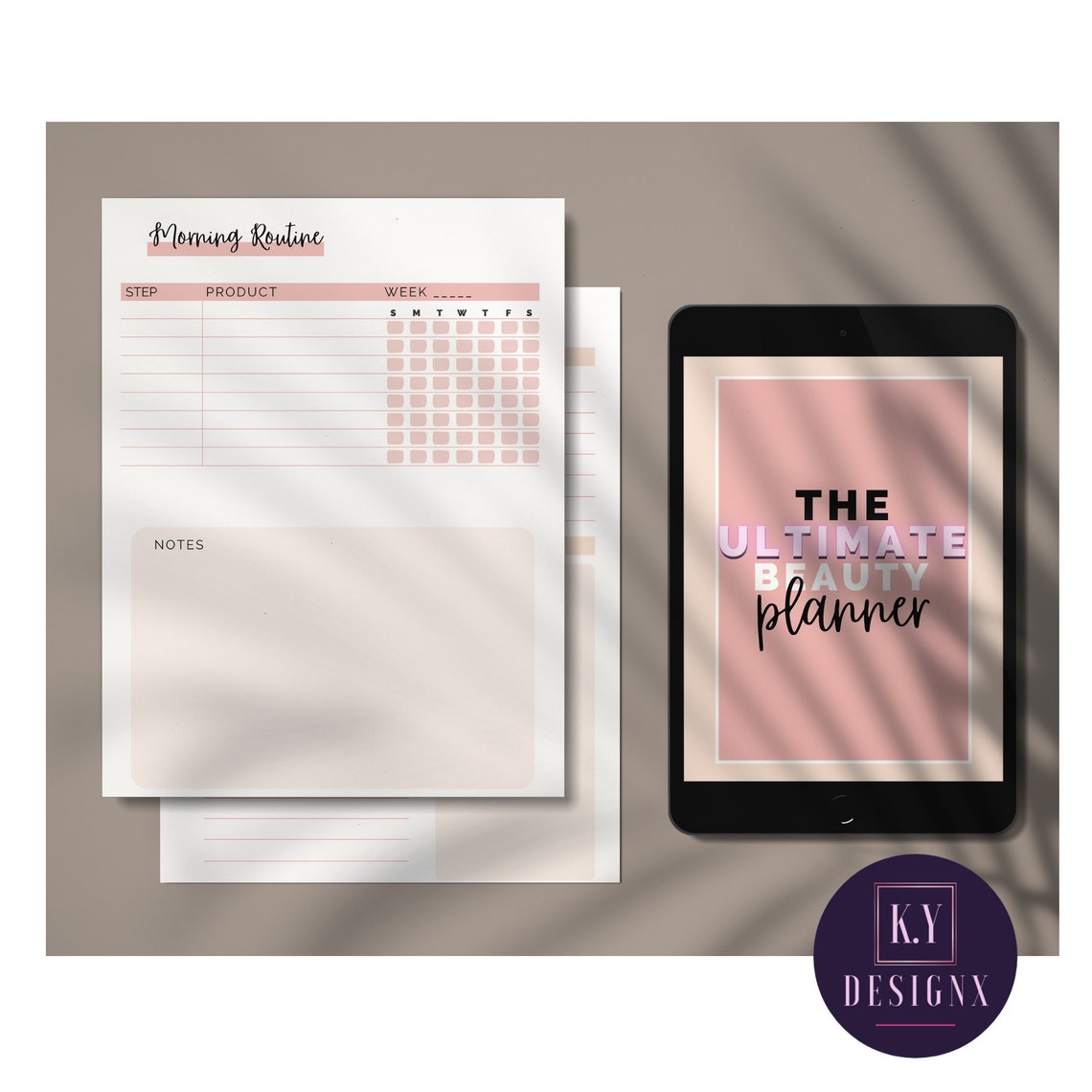 Skincare Routine Printable, BEAUTY Planner, Beauty Journal,skin Care ...