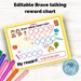 Printable Editable Brave Talking Reward Chart - Edit With Corjl ...