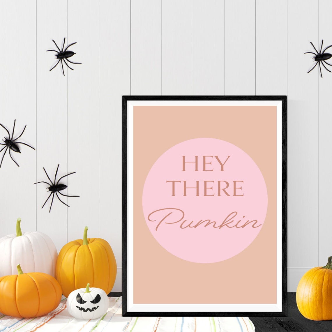 Set of 6 Halloween Printable Wall Art, Kids Halloween Printable ...