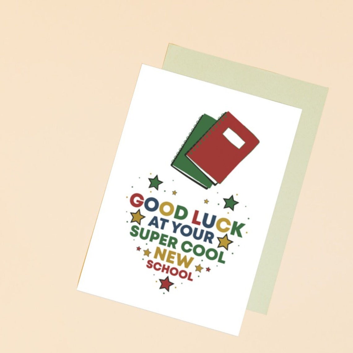 Printable Good Luck at Your Super Cool New School Card, Printable Going ...