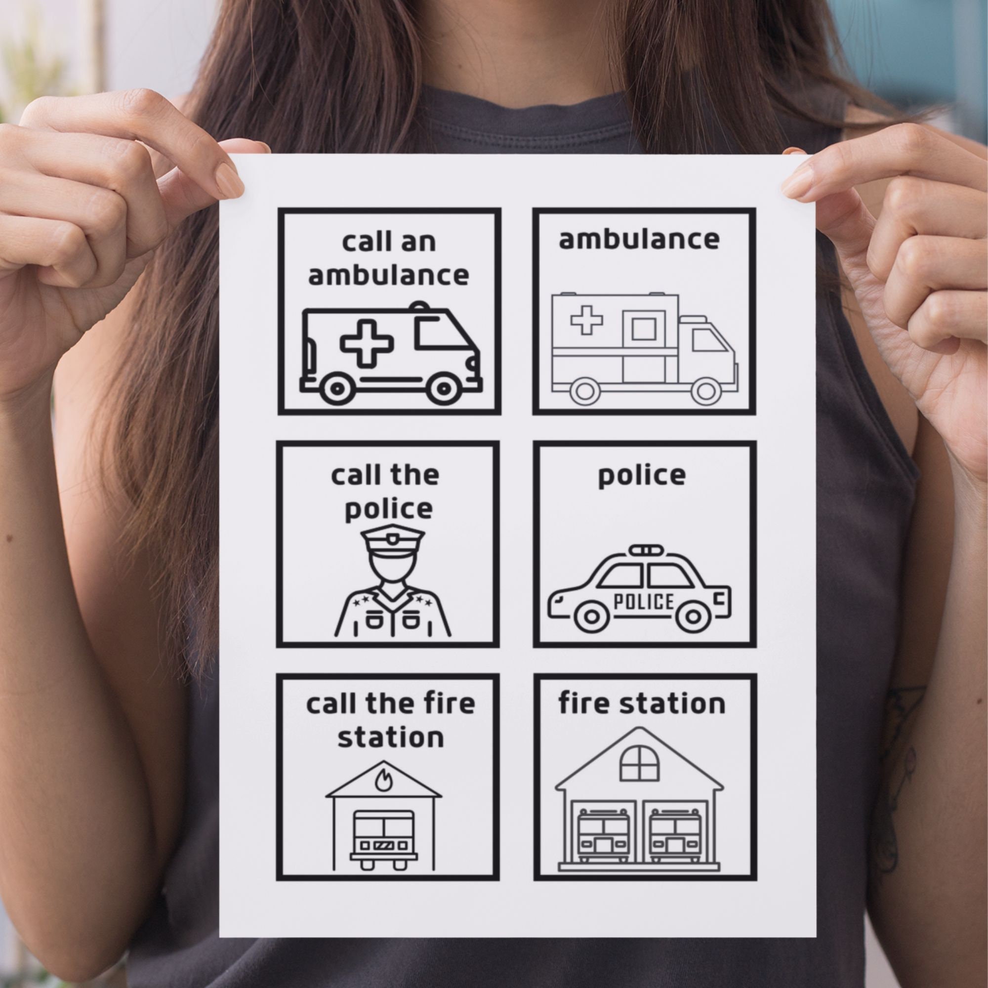 180 Printable Communication Cards for Non-verbal, Autism, Selective ...