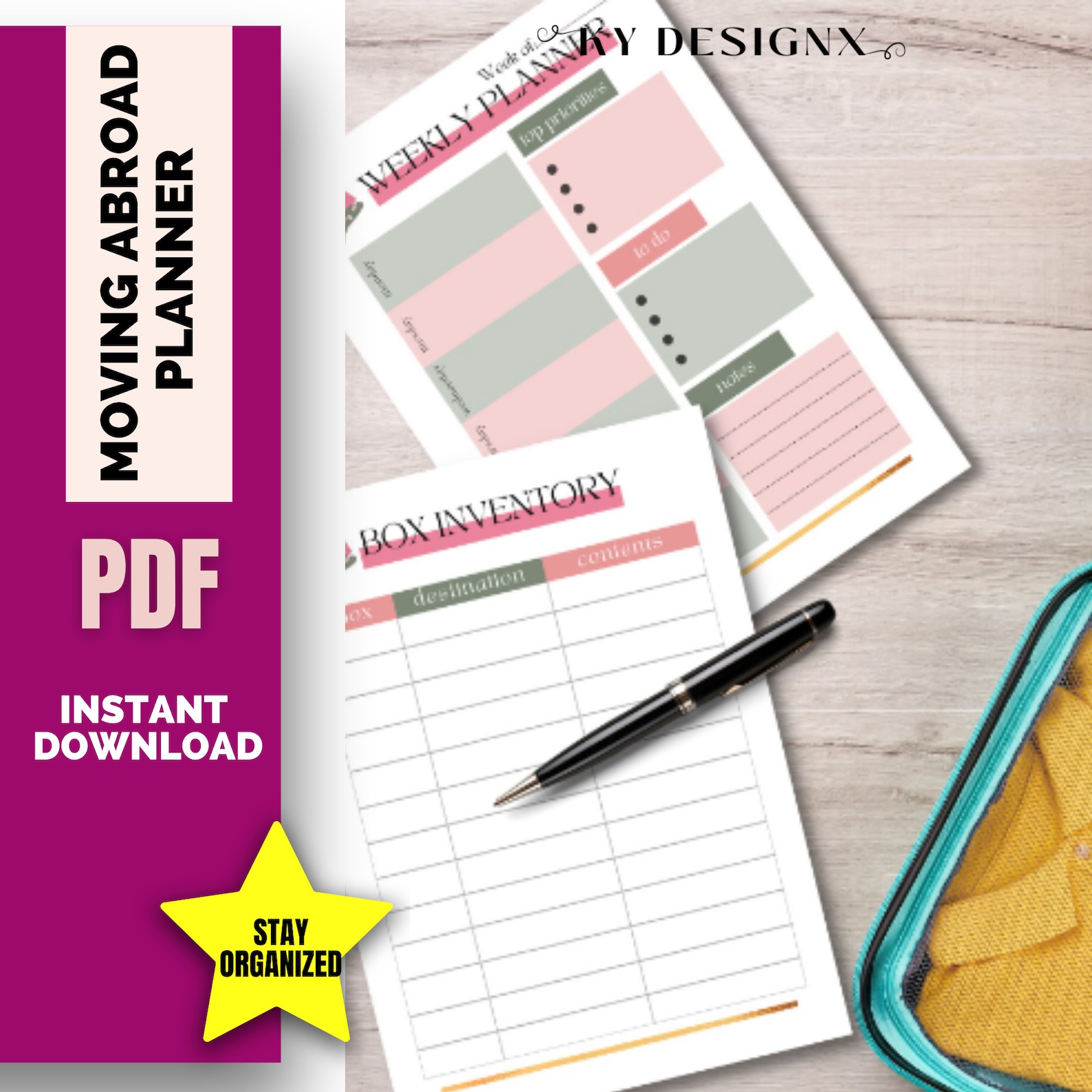 Printable Moving Checklist | Moving Abroad Checklist | Moving Abroad ...