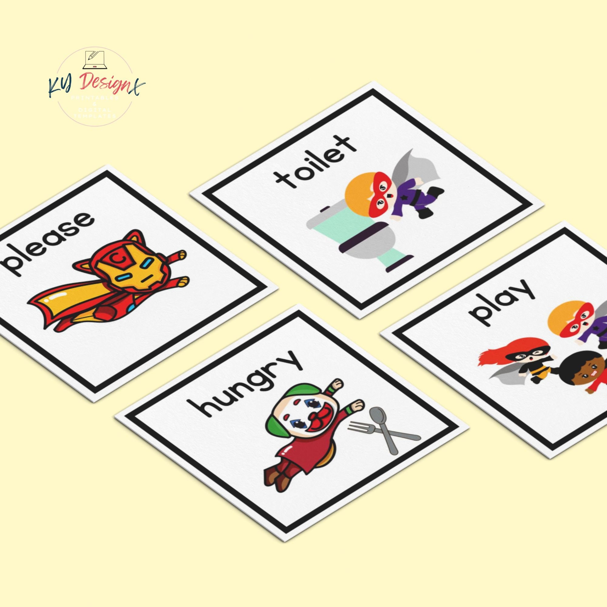 36 Printable Communication Cards for Children. Printable Communication ...