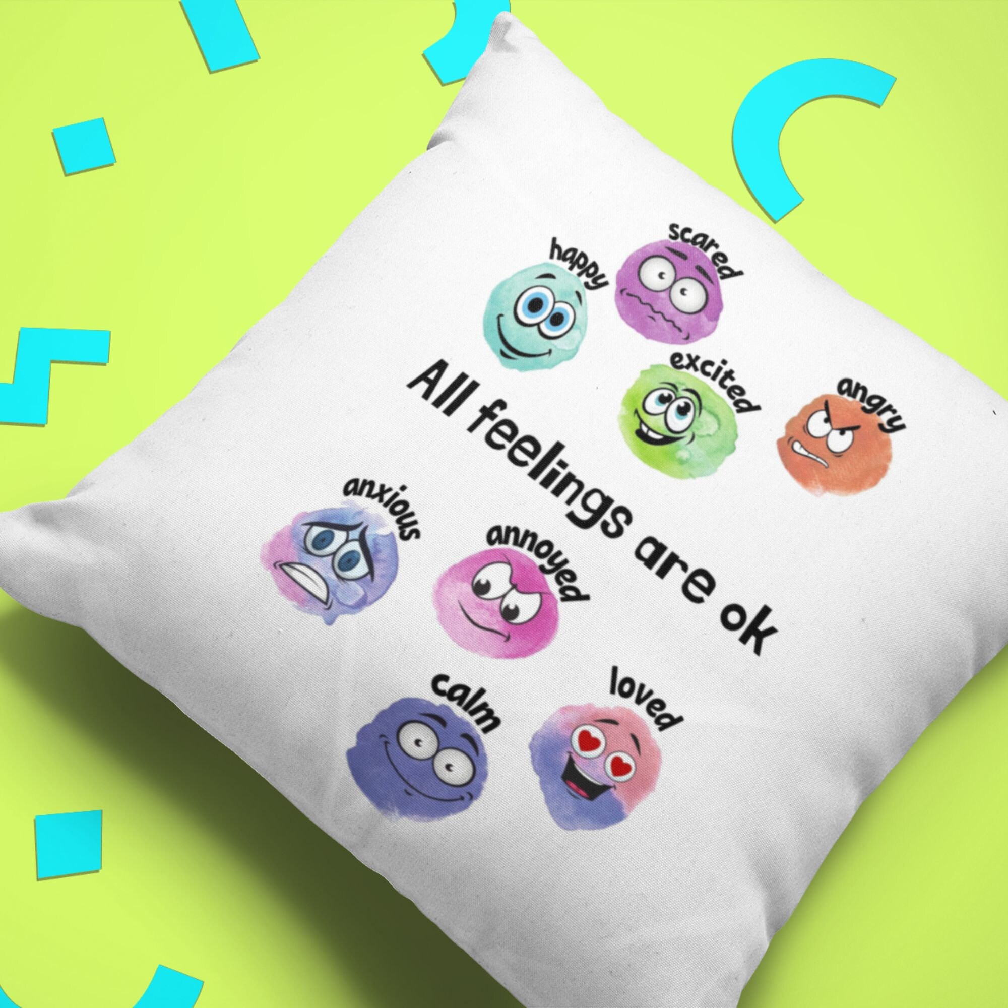 FEELINGS PRINTABLE Poster, Feeling Wall Decor, Printable Emotions, Kids ...