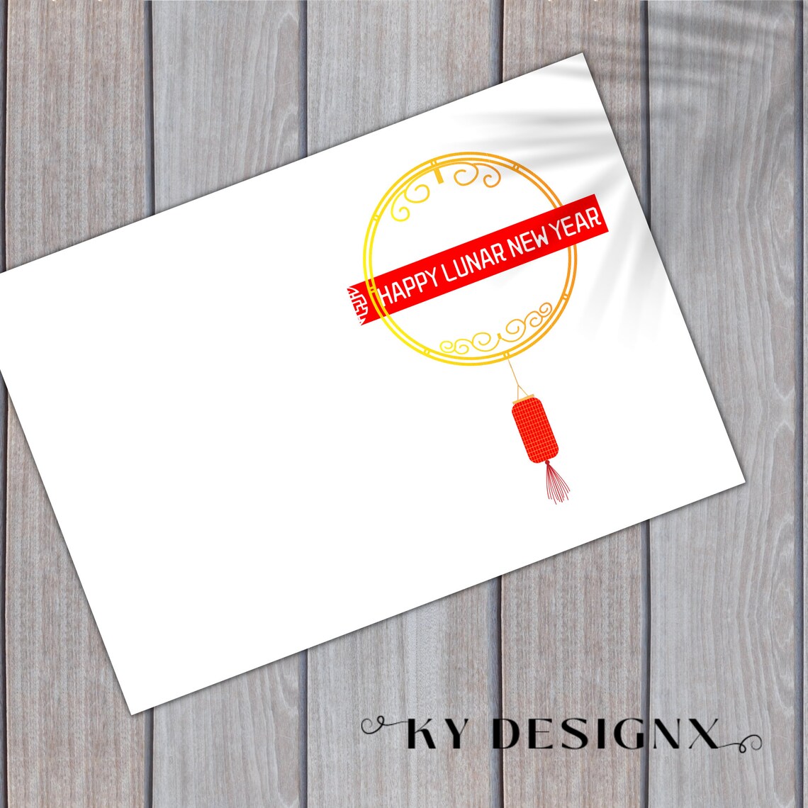 Printable Lunar New Year Greetings Card, Lunar Year Printable, Spring ...