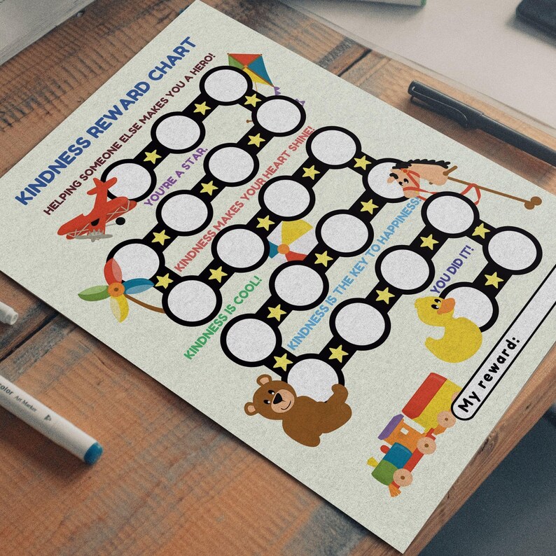 Printable Kindness Certificate for Kids - Teaching Social Skills Reward ...