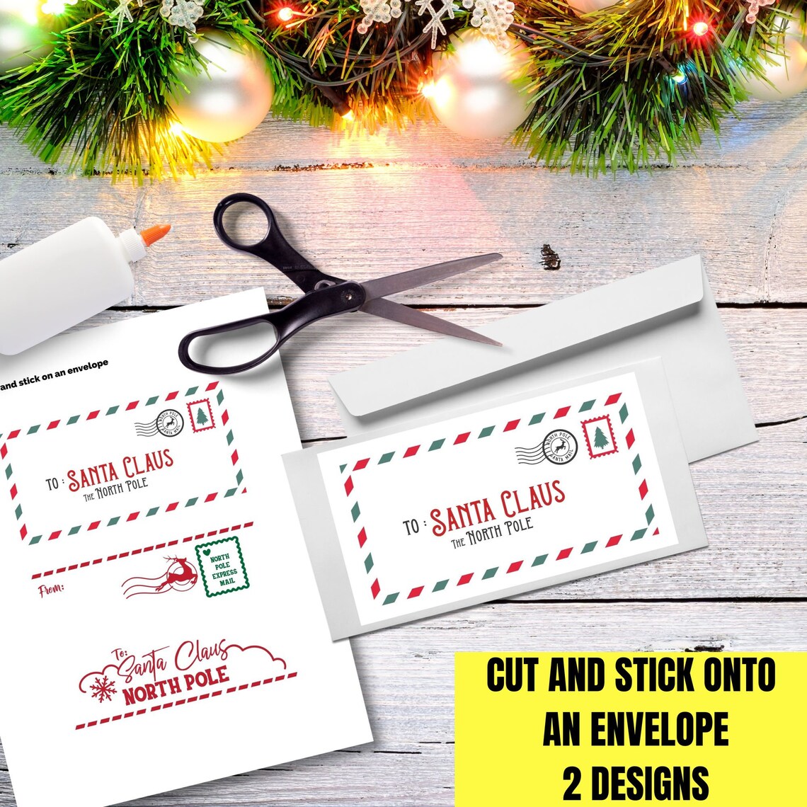 Printable Letter to Santa BUMPER PACK. Letter From Santa, Santa Address ...