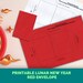 Printable Lunar New Year RED ENVELOPE, Chinese New Year Envelopes, DIY ...