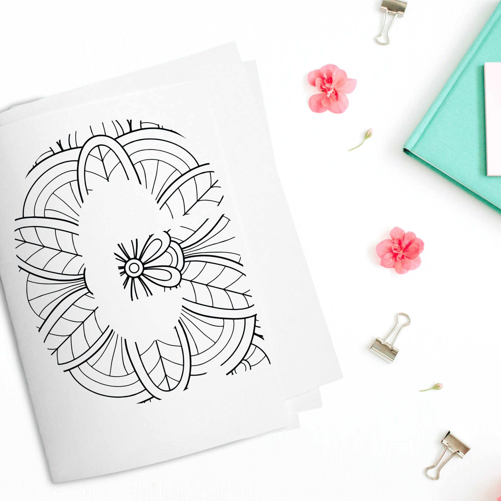 Printable Alphabet Mindfulness Coloring Pages Adult Coloring - Etsy