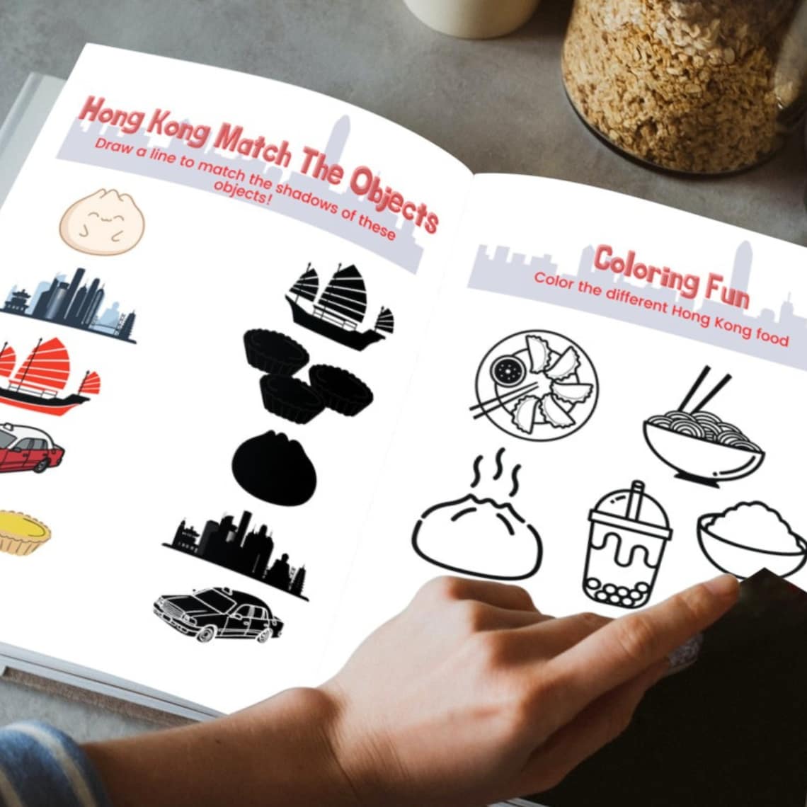 Hong Kong Printable Activity Book, Hong Kong, Printable Hong Kong ...