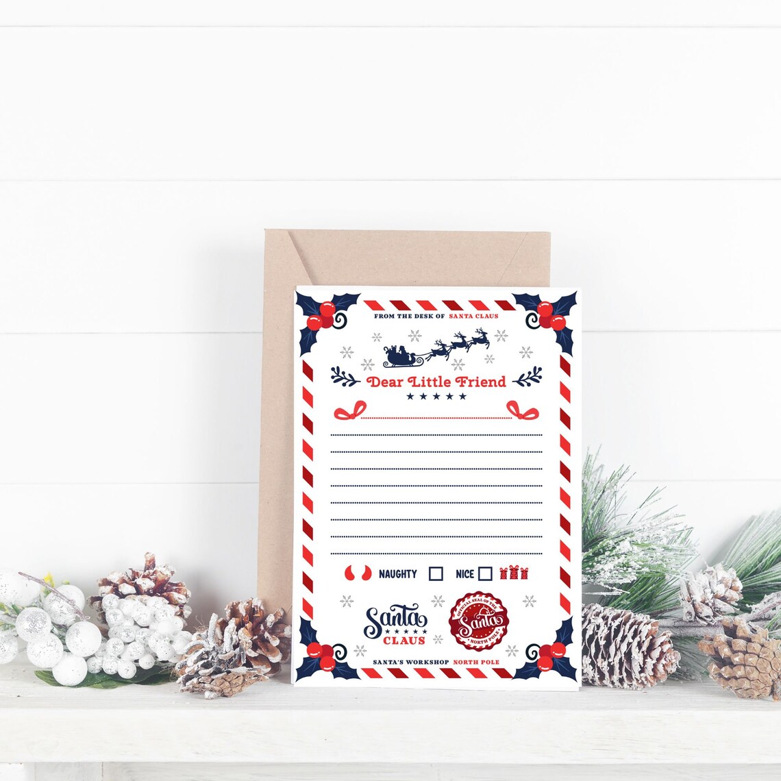 Printable Letter to Santa BUMPER PACK. Letter From Santa, Santa Address ...