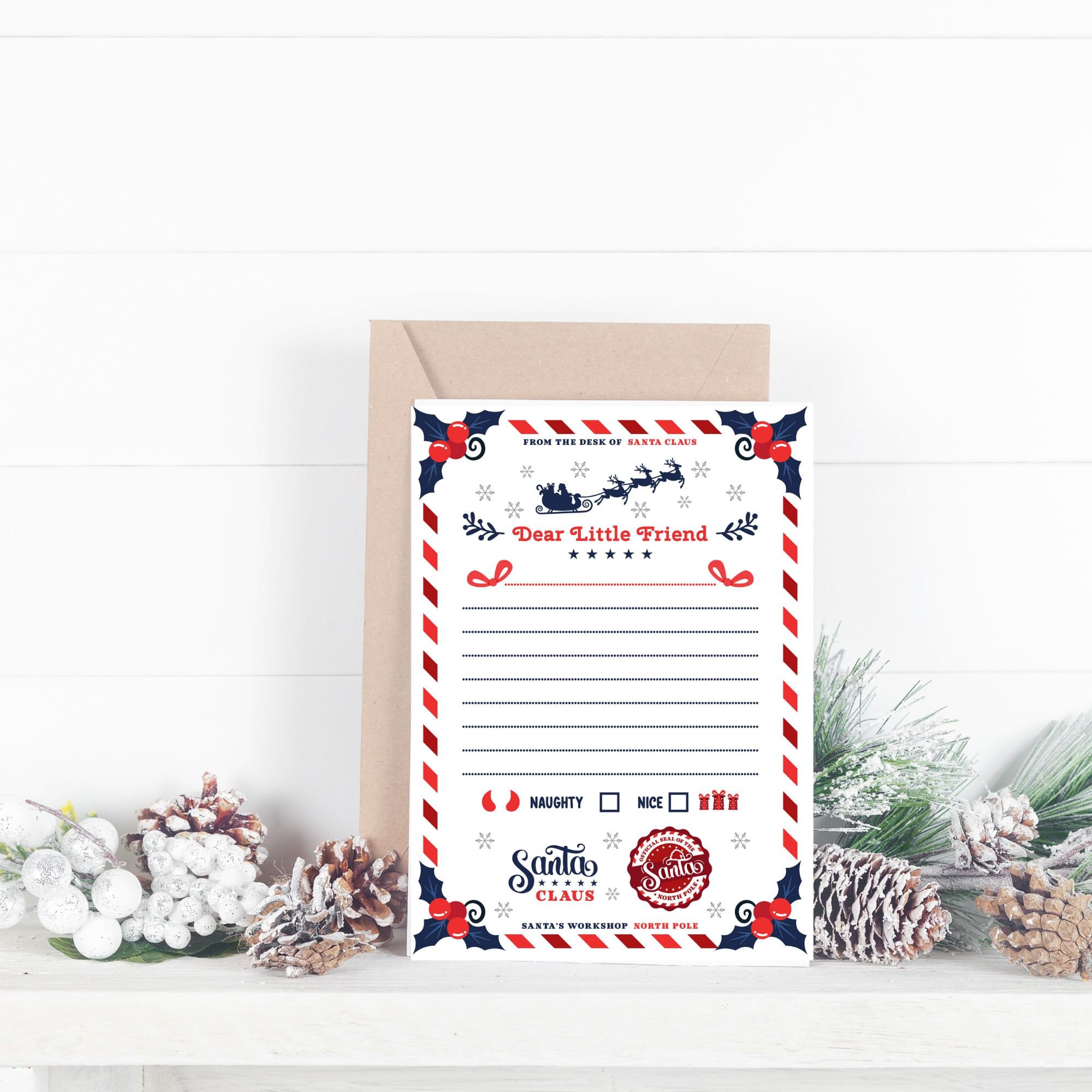 Printable Letter to Santa BUMPER PACK. Letter From Santa, Santa Address ...