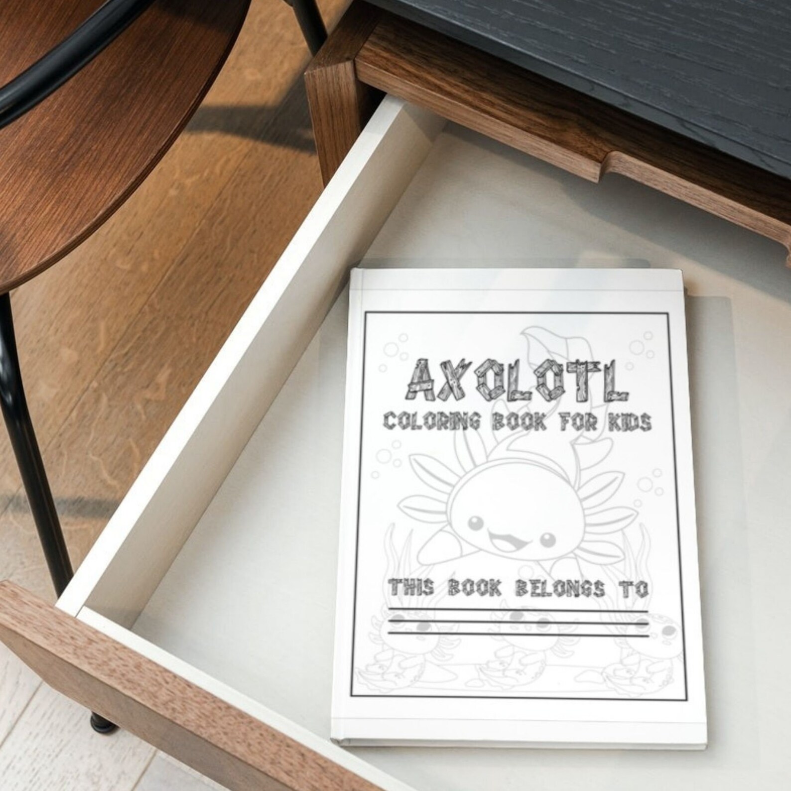 Printable Axolotl Affirmations Coloring Pages for Kids, Printable ...